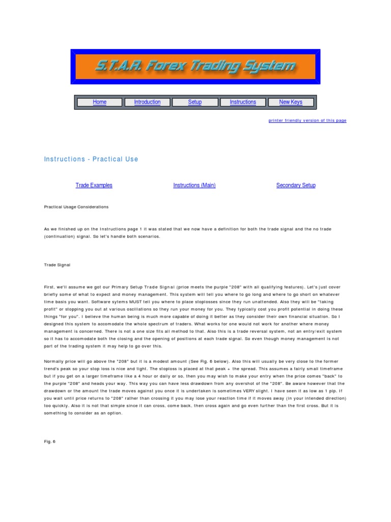 Instructions - Practical Use | PDF | Algorithmic Trading | Money