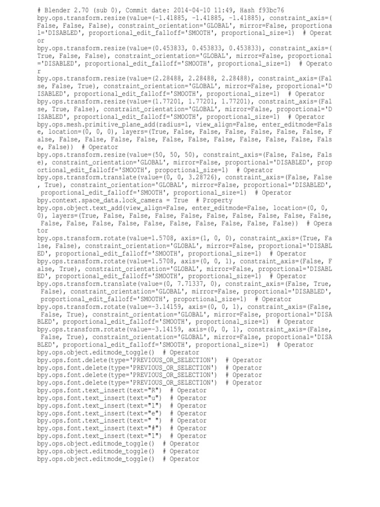 Blender Crash | PDF | Boolean Data Type | Logic