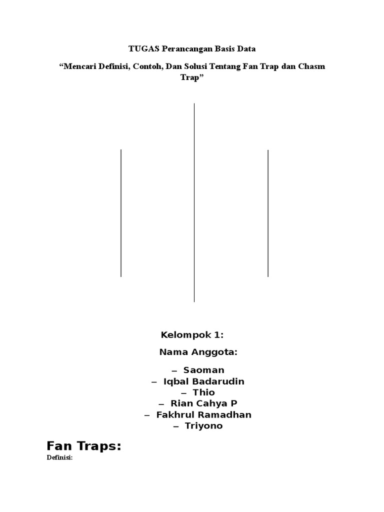 Tugas Perancangan Basis Data Mencari Definisi, Contoh, Dan Solusi Pada ...