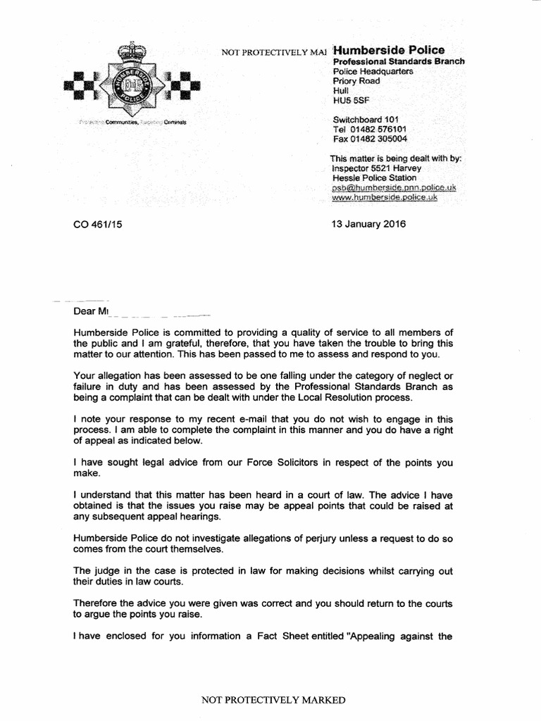 CO 150461 Local Resolution 13 Jan 16 Redact | PDF | Complaint | Judge