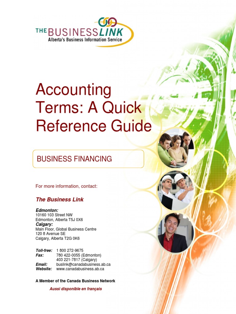 Accounting Terms A Quick Reference Guide | PDF | Debits And Credits ...