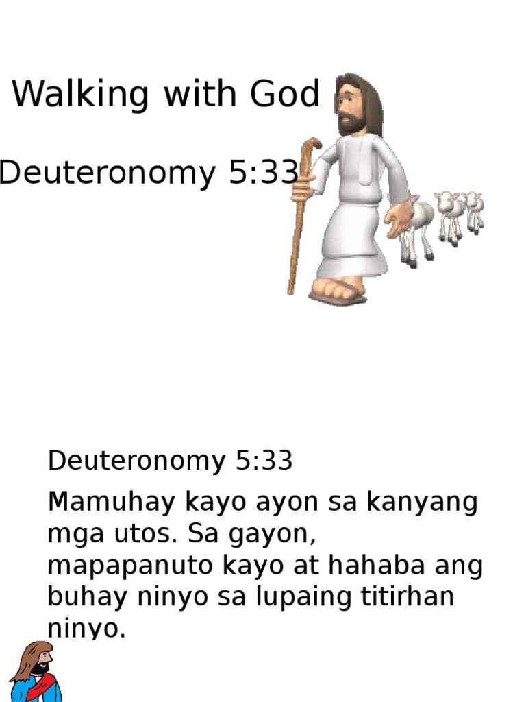 Walking With God | PDF