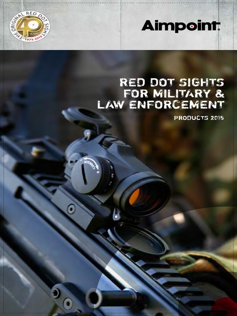 Aimpoint 2015 Catalog | PDF | Telescopic Sight | Firearm Components