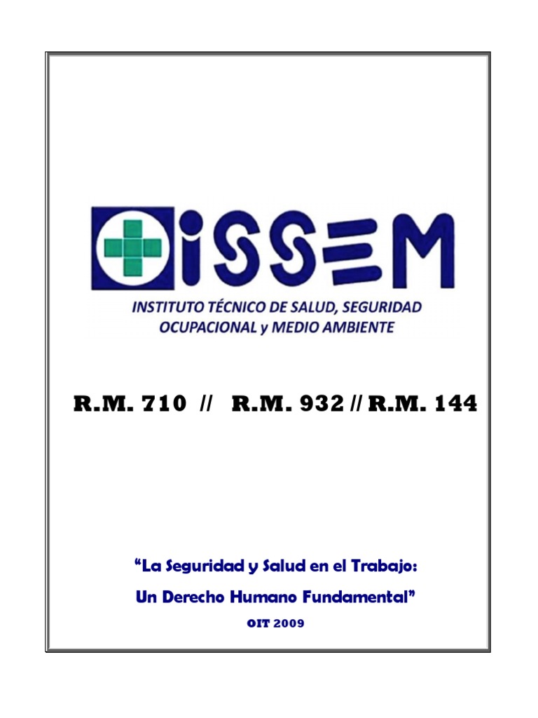 ISSEM: Formación en Salud y Seguridad Ocupacional | PDF | La seguridad ...