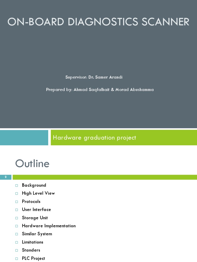 OBD Scanner Project for Engineers | PDF | Communications Protocols ...