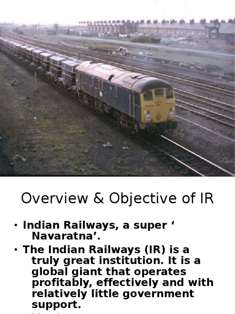 Indian Railways IT and CRIS Overview | PDF | Enterprise Resource ...