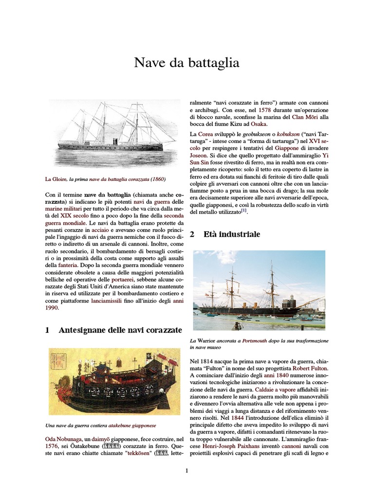 Nave Da Battaglia | PDF