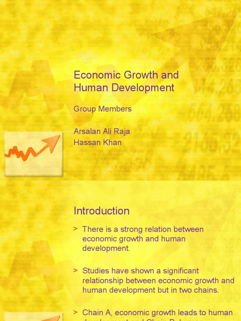 Economic Growth and Human Development | Human Development (Humanity ...