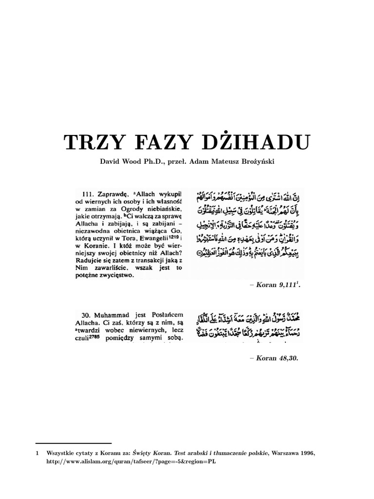 Trzy Fazy Dżihadu | PDF