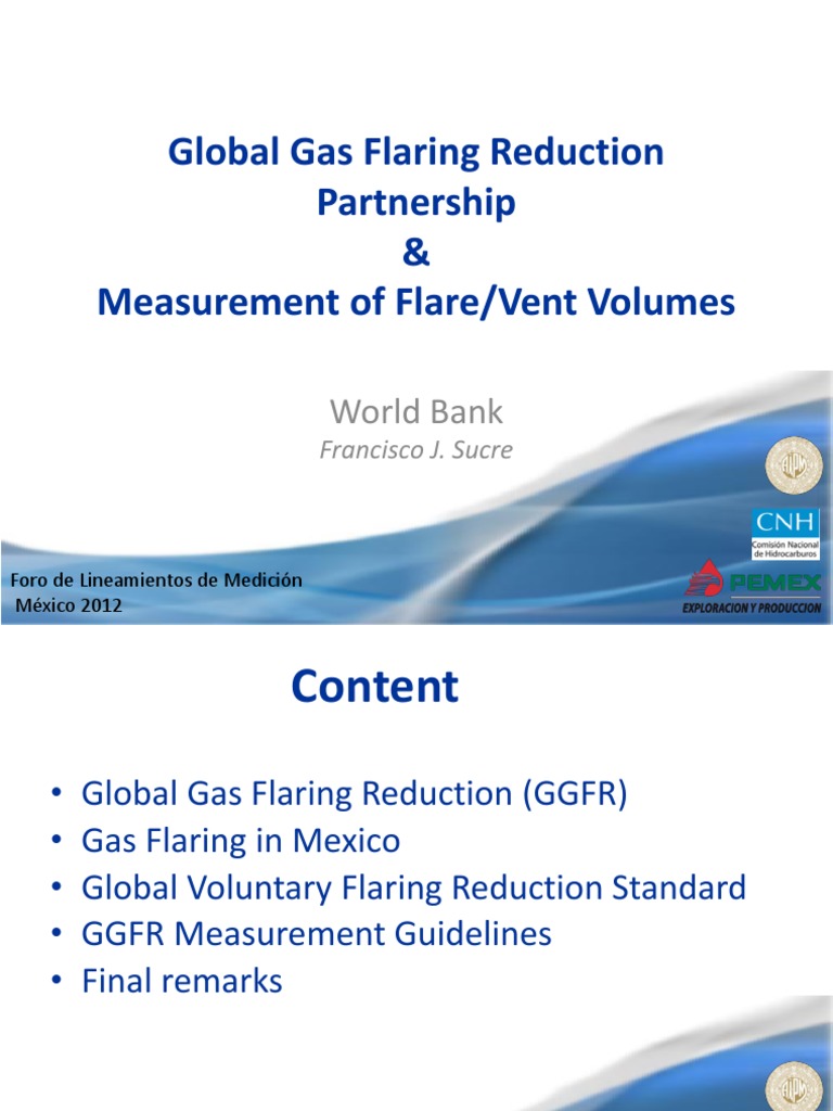 Global Gas Flaring Reduction Partnership & Measurement of Flare/Vent ...
