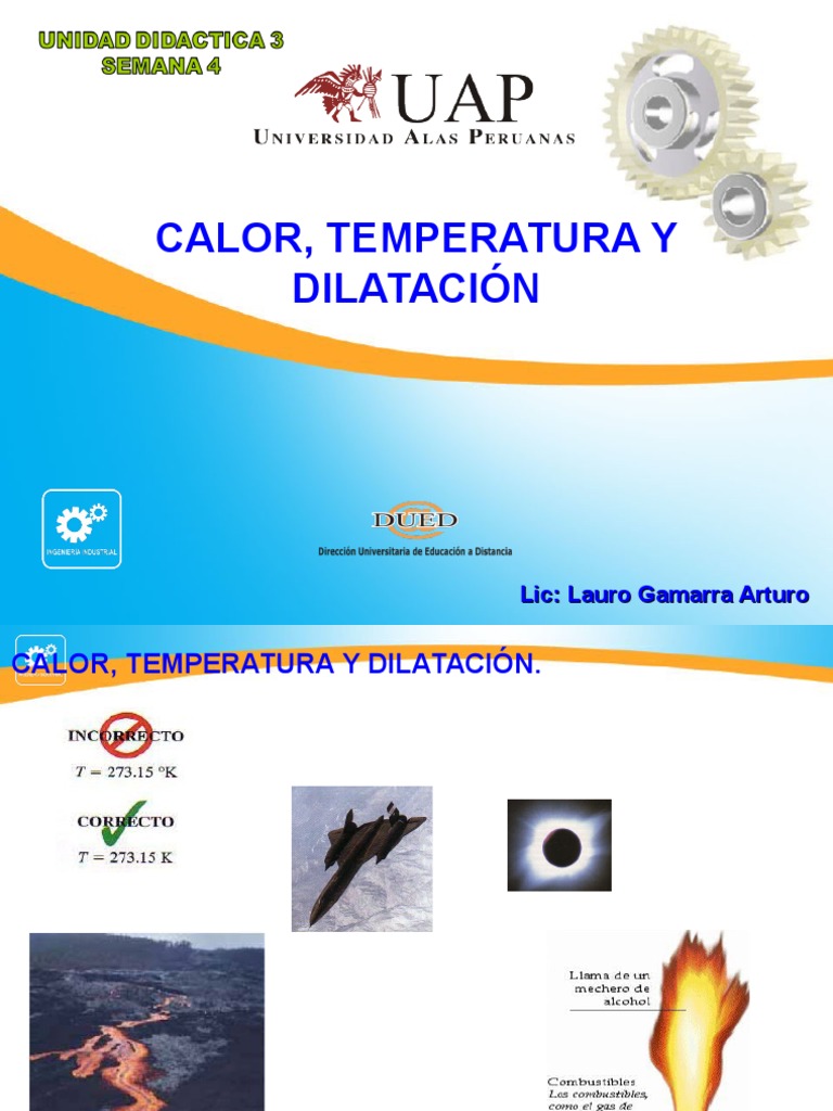 04_CALOR Y TEMPERATURA.ppt | Calor | Expansión térmica