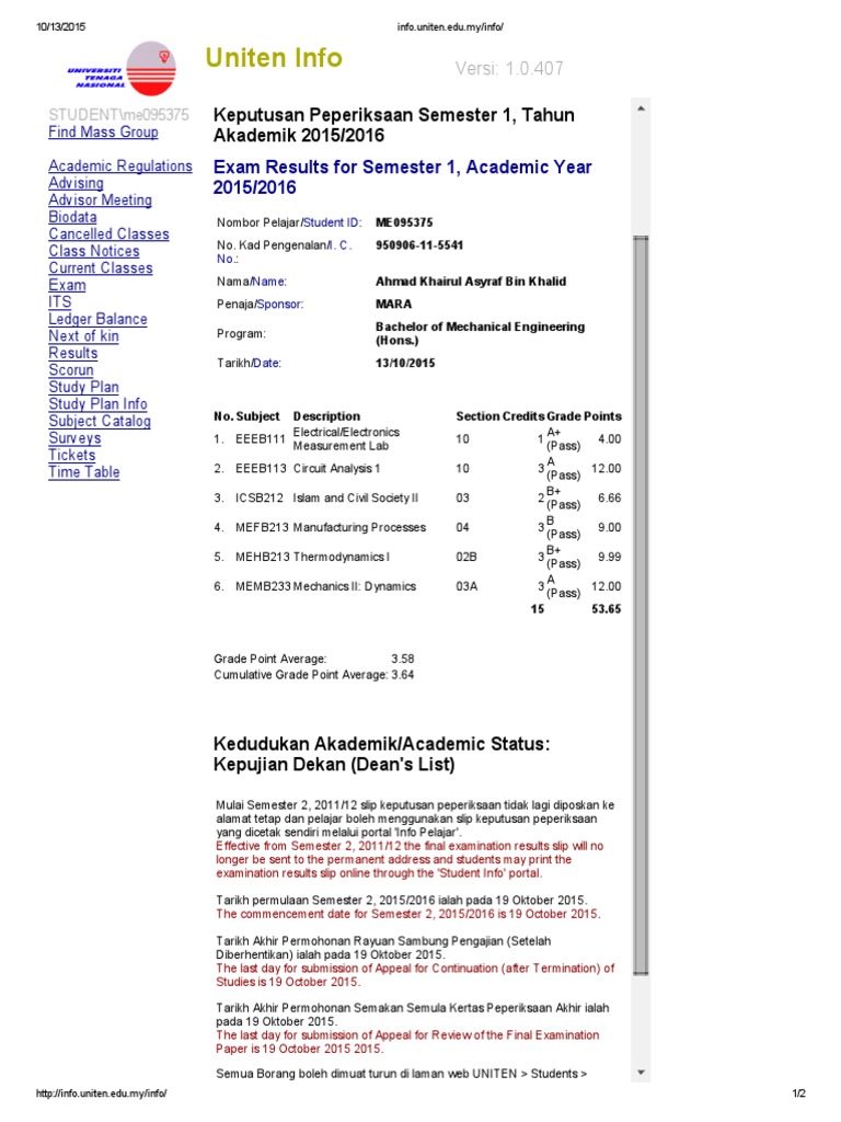 Info Uniten Edu | PDF | Technology & Engineering