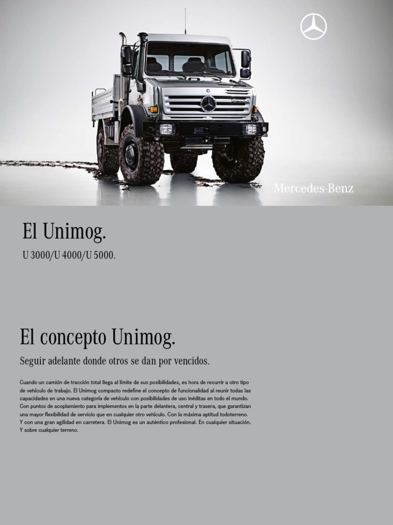 Catalogo UNIMOG PDF | PDF | Eje | Suspensión (Vehículo)
