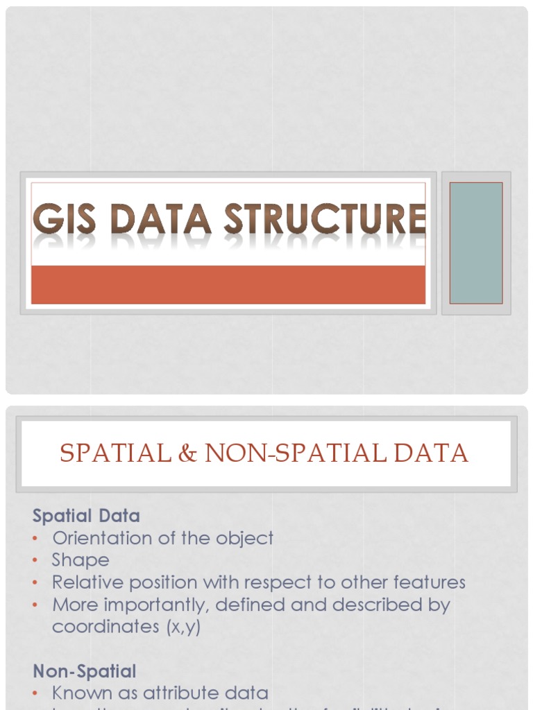 3 GIS Data Structure | PDF | Geographic Information System | Map