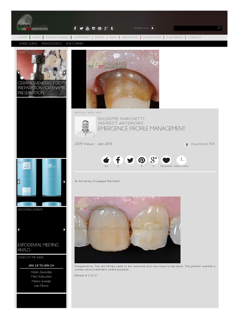 Emergency Profile Management | Download Free PDF | Mouth | Dentistry