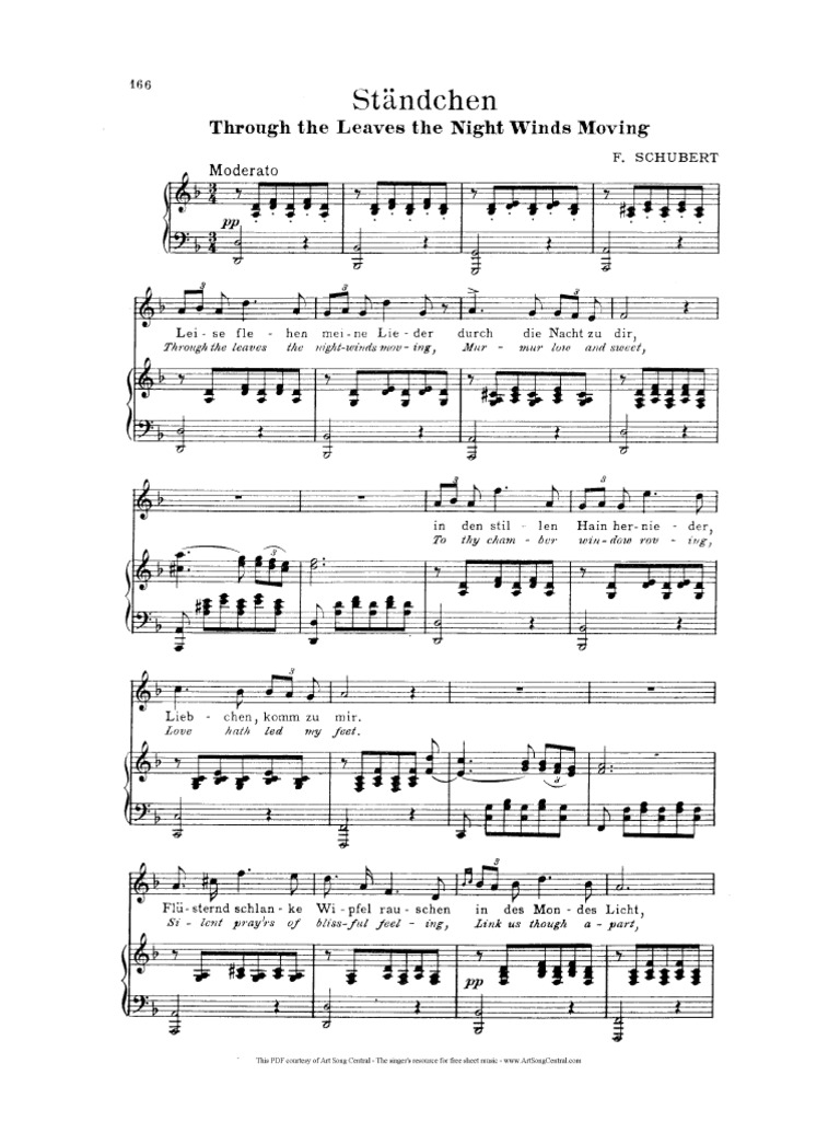Standchen - Schubert | PDF