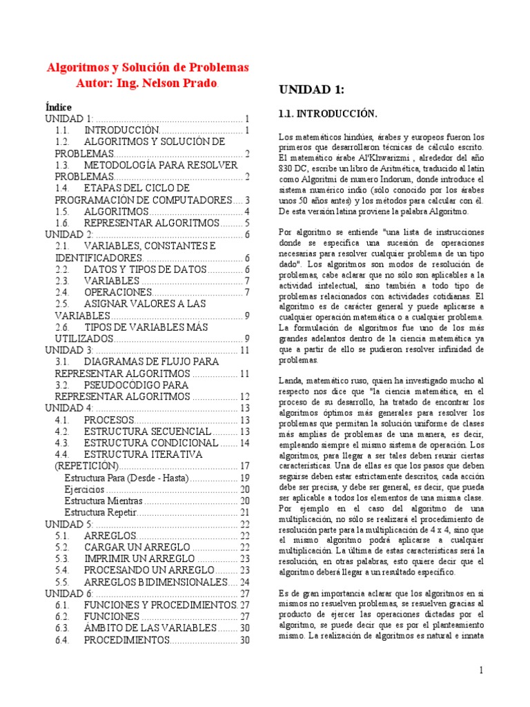 Algoritmos y Solución de Problemas: Una Guía Completa sobre los Conceptos Básicos de Algoritmos ...