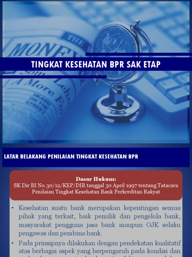 Penilaian TKS BPR | PDF