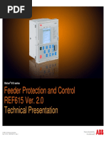 REF615 V4.0 ANSI Configuration D REF615 V4.0 ANSI Configuration D | PDF ...