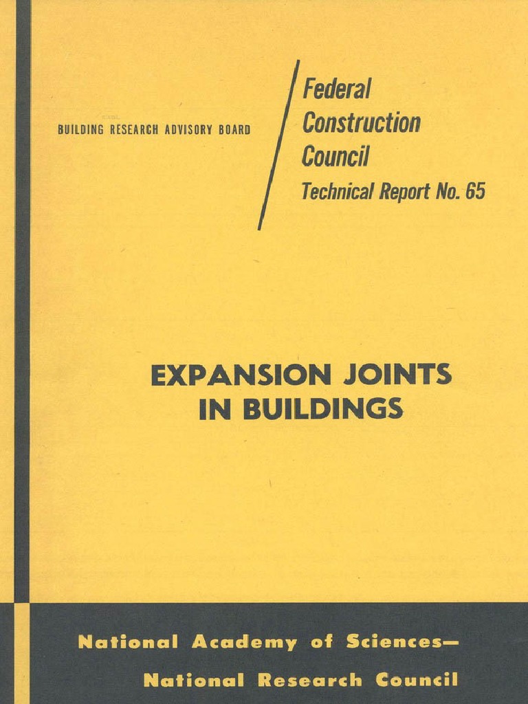 Expansion Joints in Building Structures | PDF | Thermal Expansion ...