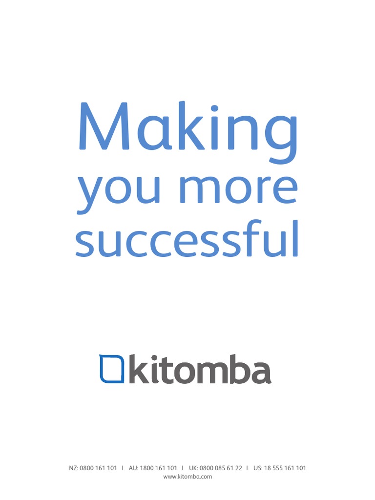 Kitomba Brochure | PDF | Internet | Retail