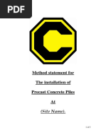 Method Statement For Pile Chipping and Capping Beam: Vascon Engineers ...