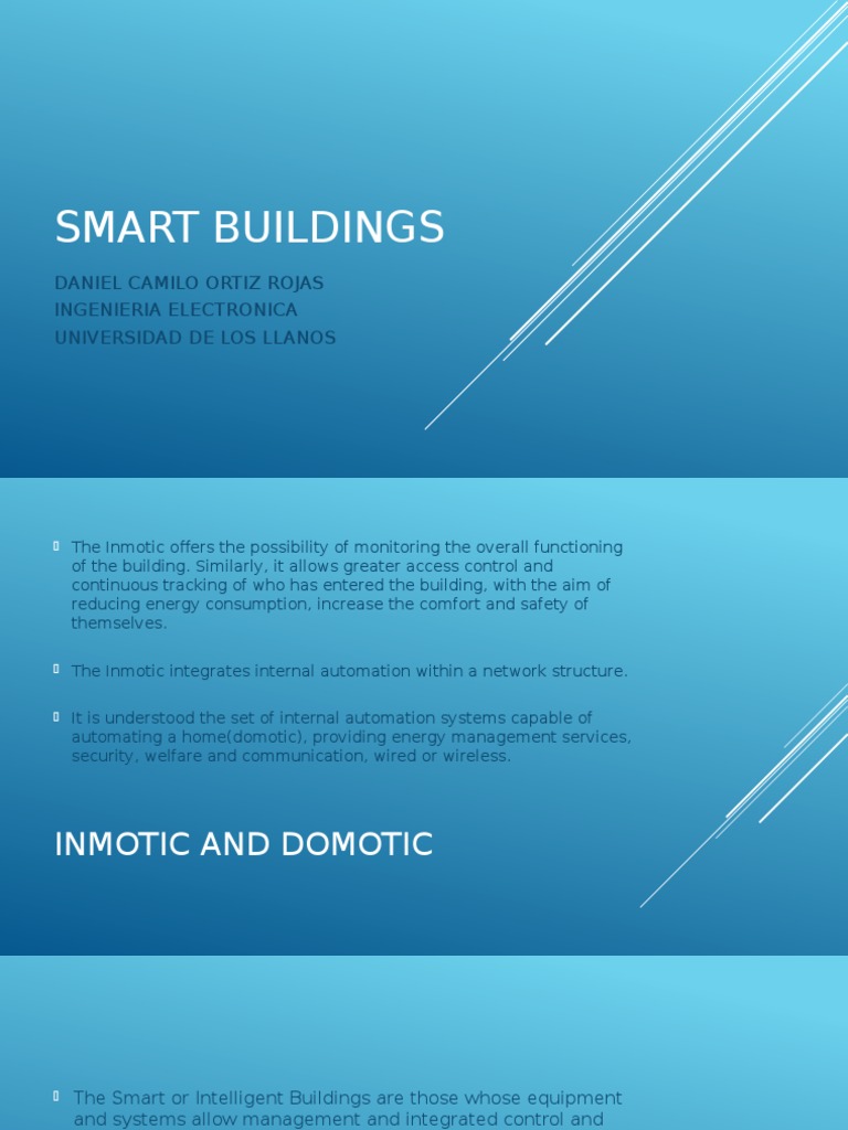 Smart Buildings Pdf Building Automation Automation
