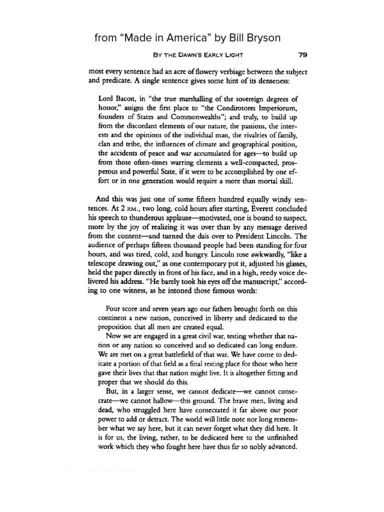 Gettysburg Address Analysis (3 Articles) | PDF | Abraham Lincoln ...