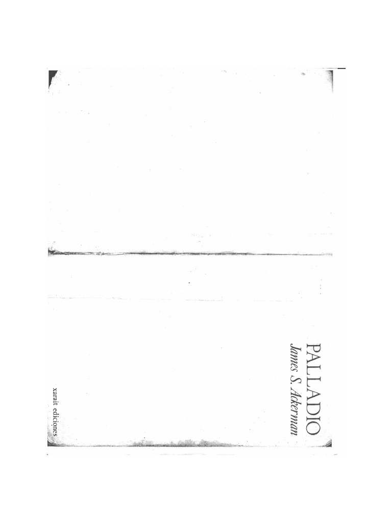 Ackerman - Palladio PDF | PDF
