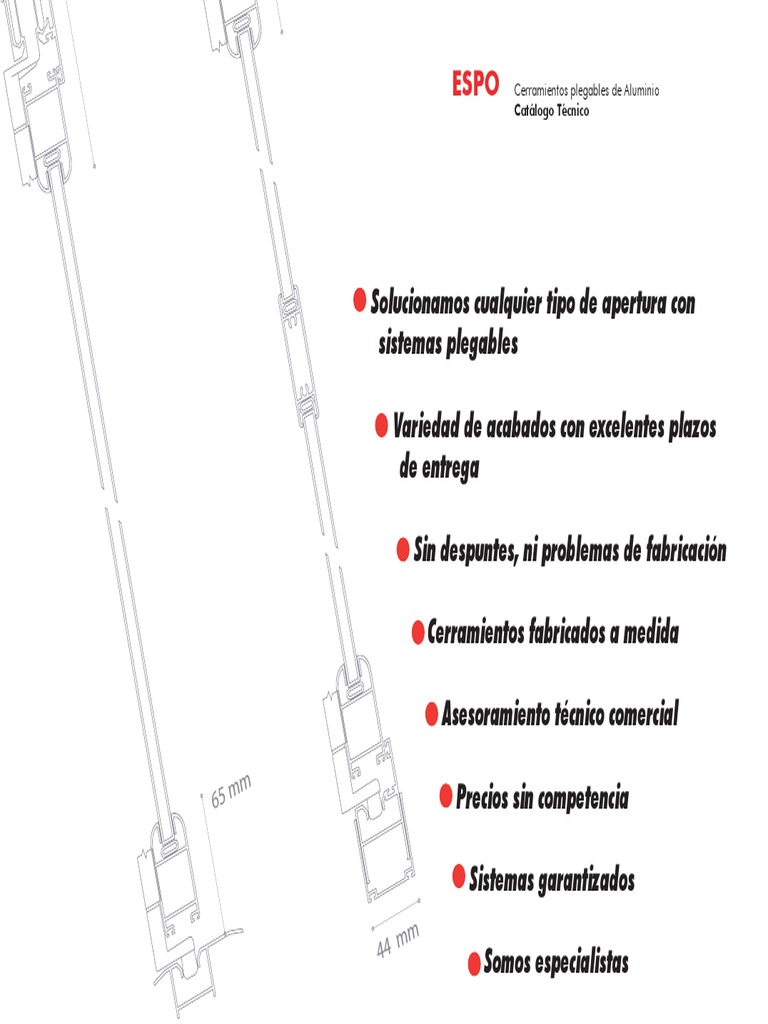 Catalogo Técnico ESPO | PDF | Aluminio | Calidad (comercial)