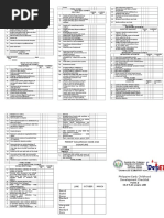 Eccd Checklist | PDF | Finger | Sibling