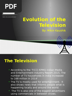 Evolution Of Television Ppt