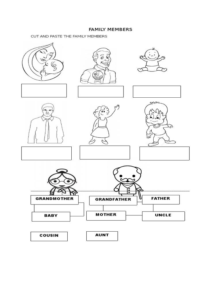 Family Cut and Paste | PDF