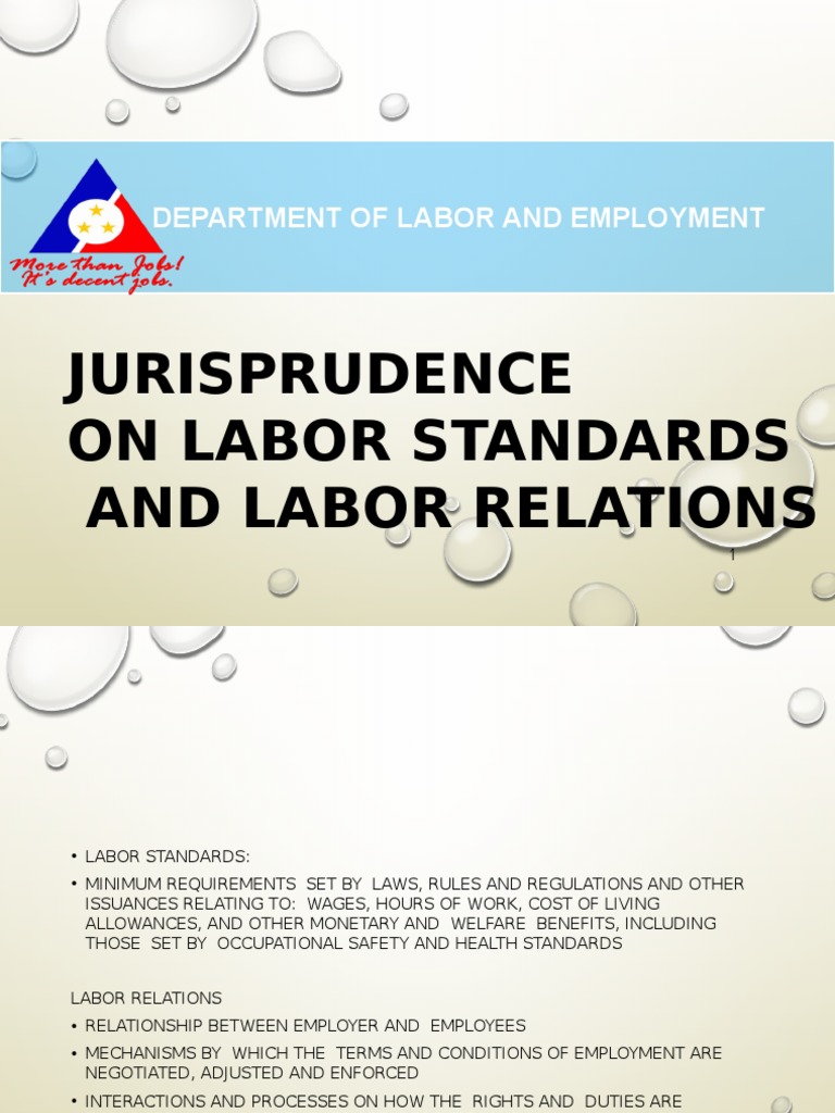 Labor Standards and Labor Relations | Independent Contractor ...