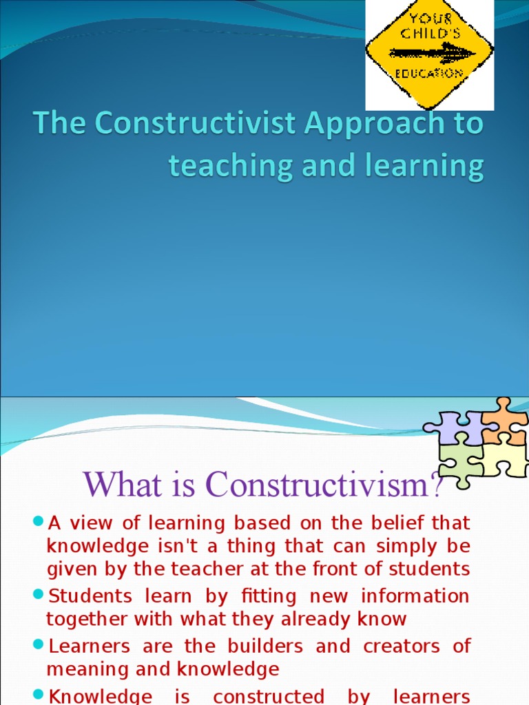 Ppt Constructivism Constructivism Philosophy Of Education