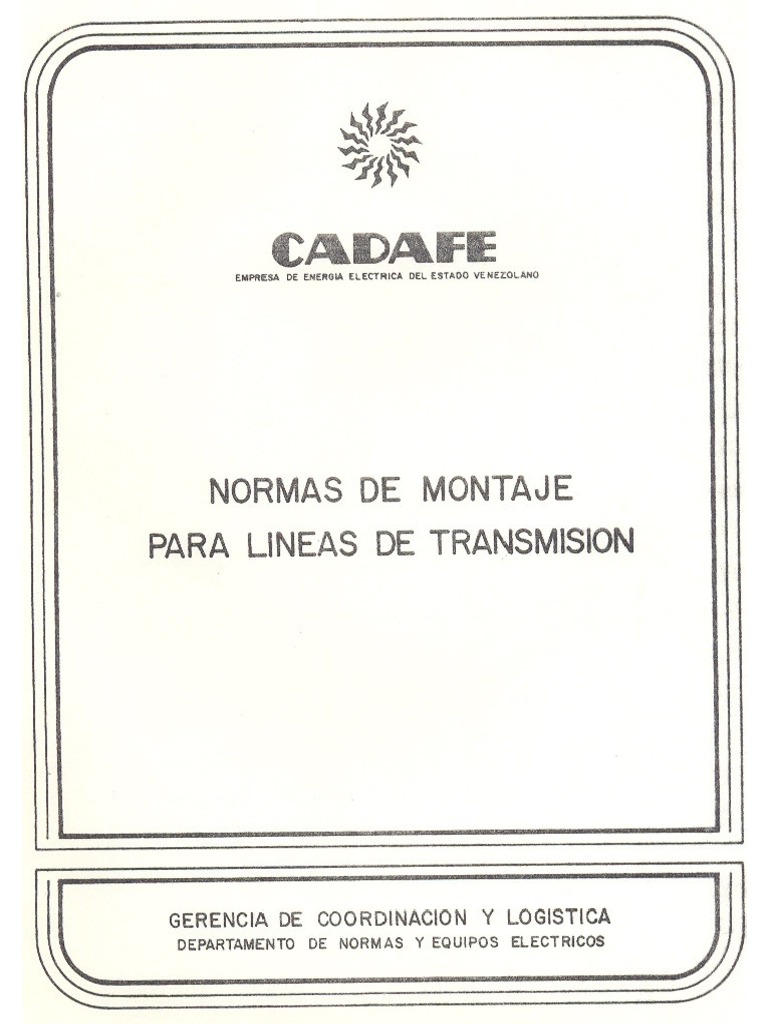 Cadafe NL-M | PDF