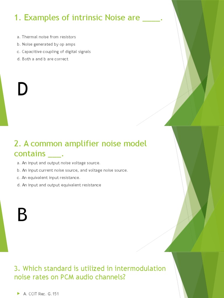 Electronic Noise | PDF | Decibel | Amplifier