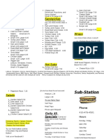 Jersey Mikes Takeout Menu | PDF | Bacon | Steak