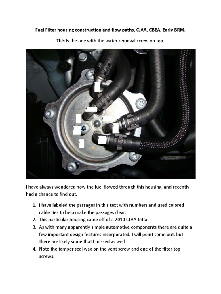 CR TDI Fuel Filter Housings | PDF | Mechanical Engineering ...
