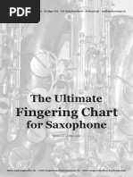 Saxophone Altissimo Fingering Chart | PDF | Alto Saxophone | Tenor ...