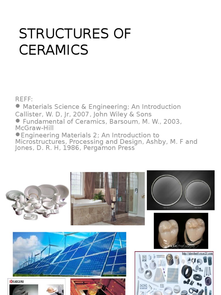 Ceramic Structures | PDF | Ion | Crystal
