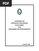Guidelines CPD | PDF | Nursing | Professional Development