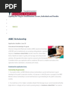 CSI Application Form | PDF