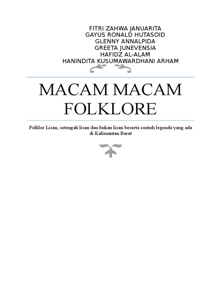 Folklore | PDF