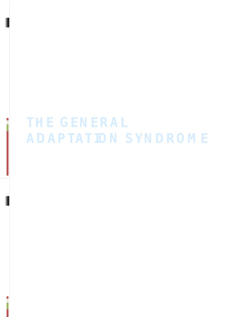 Stages of General Adaptation Syndrome | PDF | Self-Improvement | Wellness