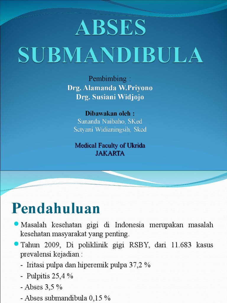 Abses Submandibula | PDF