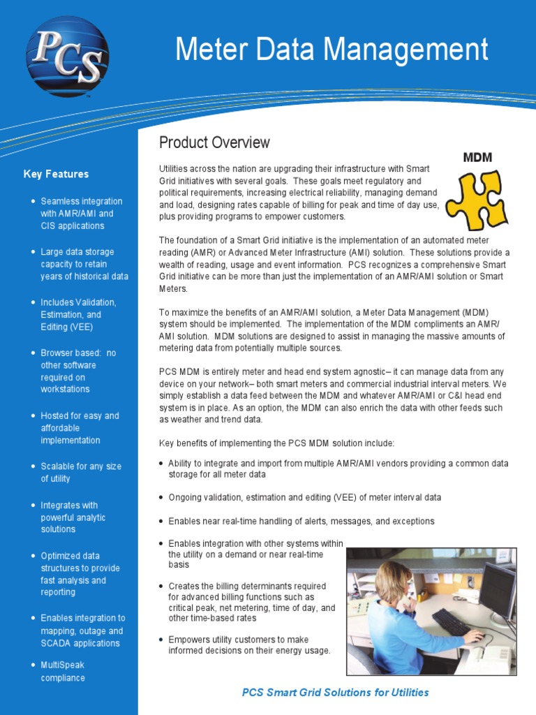 MDM For Smart Grid | PDF | Smart Grid | Electrical Grid