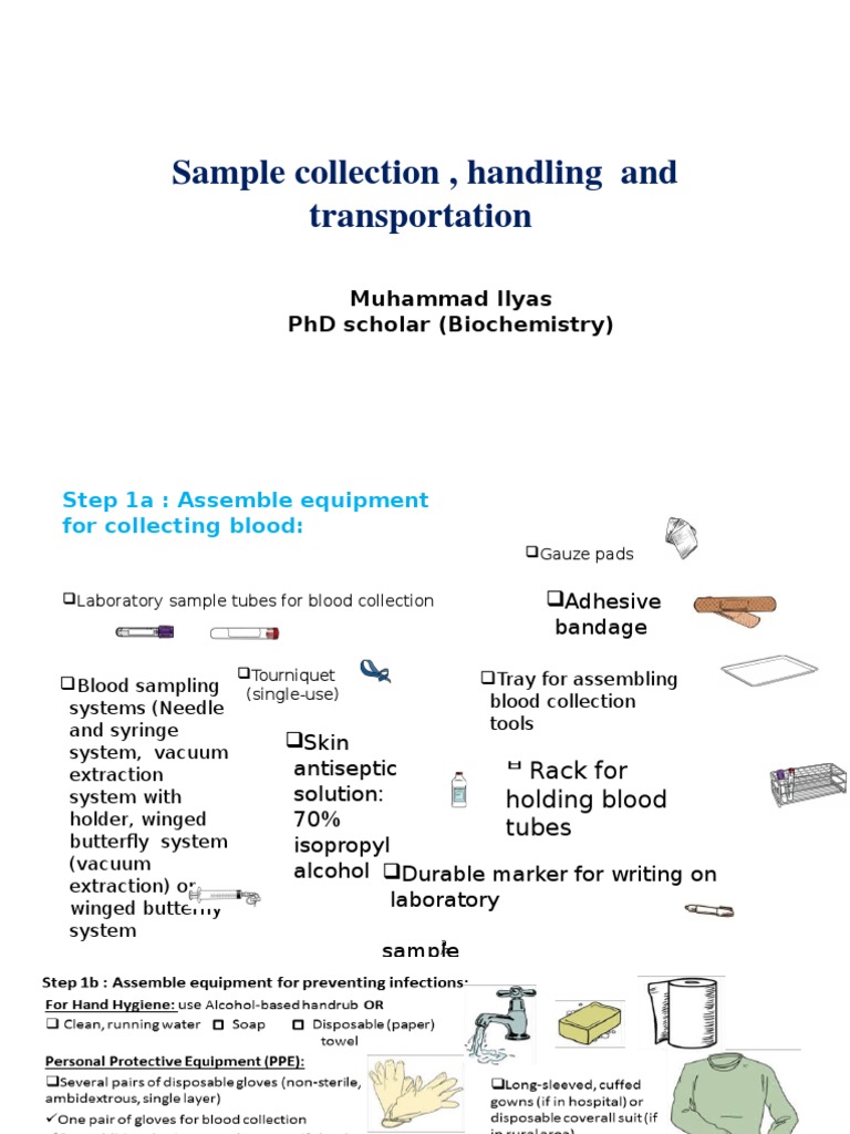 Sample Collection, Handling and Transportation | PDF | Waste | Personal ...