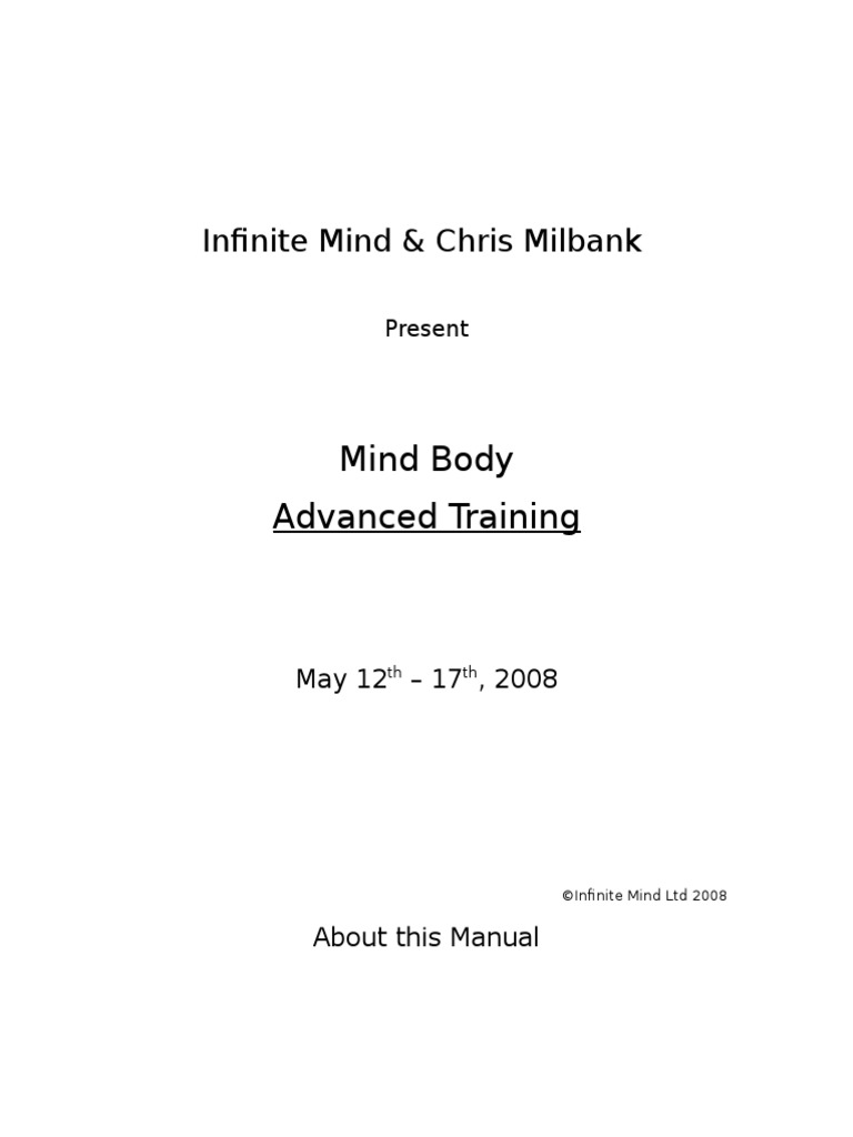 Mind Body Techniques | PDF | Breathing | Eye Movement Desensitization ...