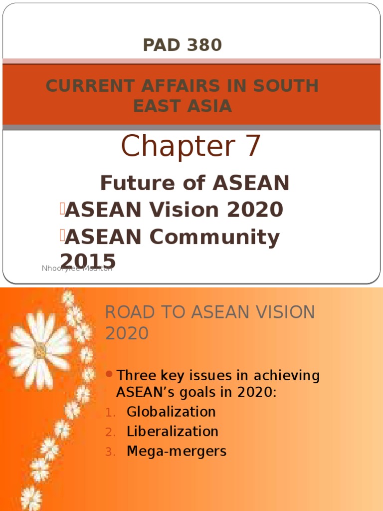 PRINT Chapter 7 - ASEAN Future | PDF | Association Of Southeast Asian ...